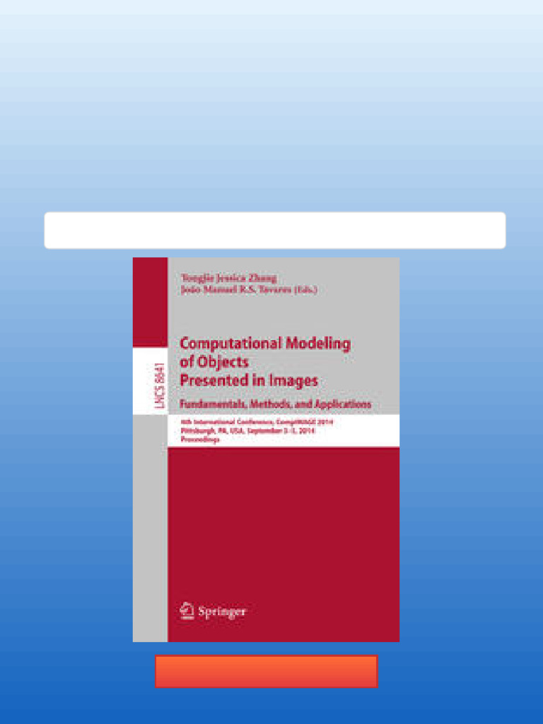 Computational Modeling of Objects Presented in Images Fundamentals ...