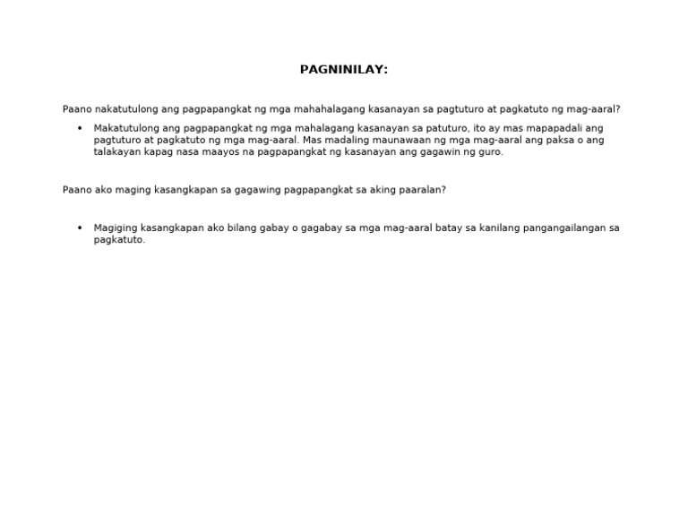 Worksheet3 Fil8 Pagninilay | PDF