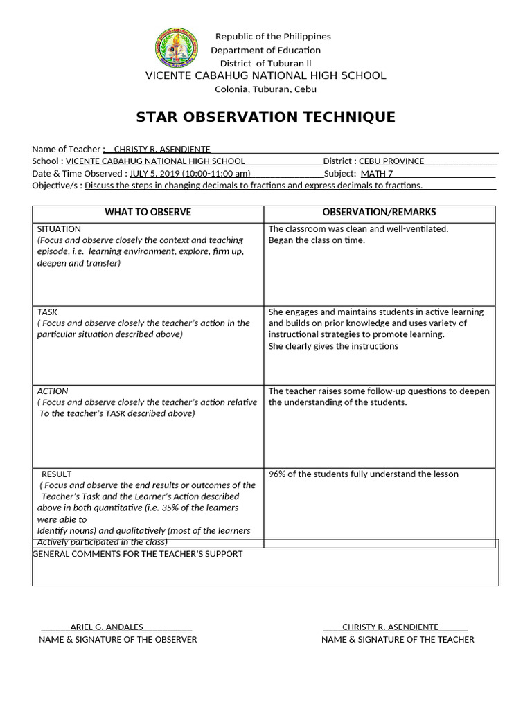 STAR-Observation 2 | PDF