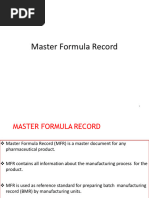 Master Formulation vs. Compounding Records | PDF | Pharmacist