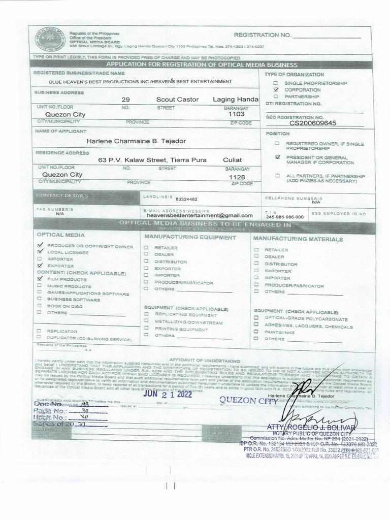 Application Omb | PDF