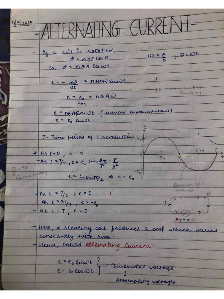 Alternating Current | PDF