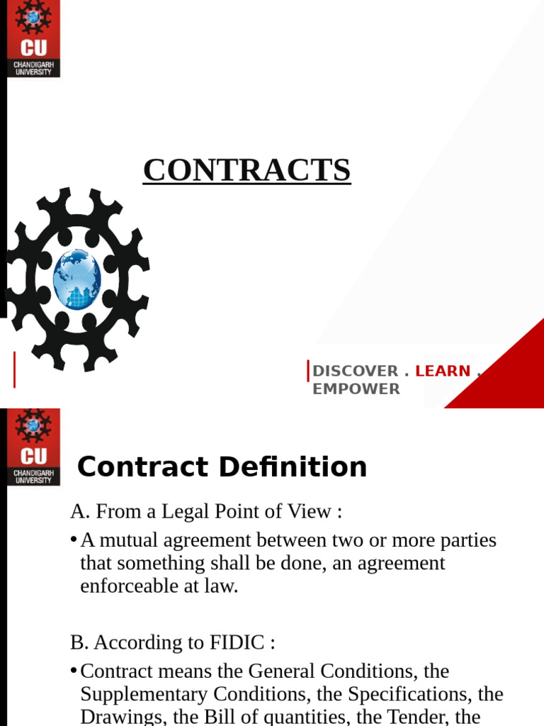 Types of Construction Contracts Explained | PDF | Business | Economies