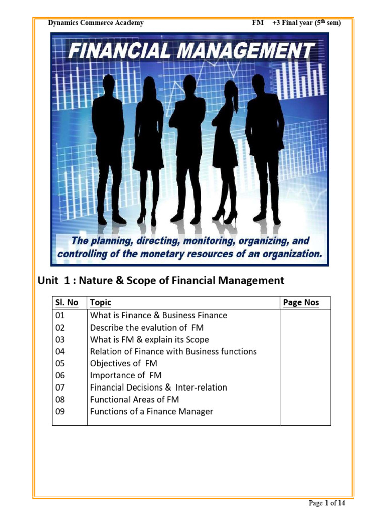 Financial Management Chapter 1 | PDF | Dividend | Investing