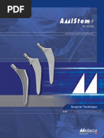 Stryker Exeter V40 Surgical Guide | PDF | Hip | Musculoskeletal System