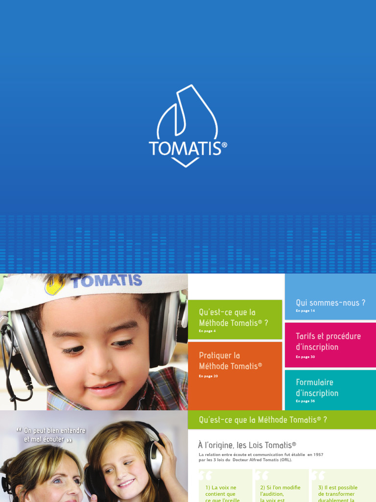 Méthode Tomatis : Écoute et Bien-être | PDF