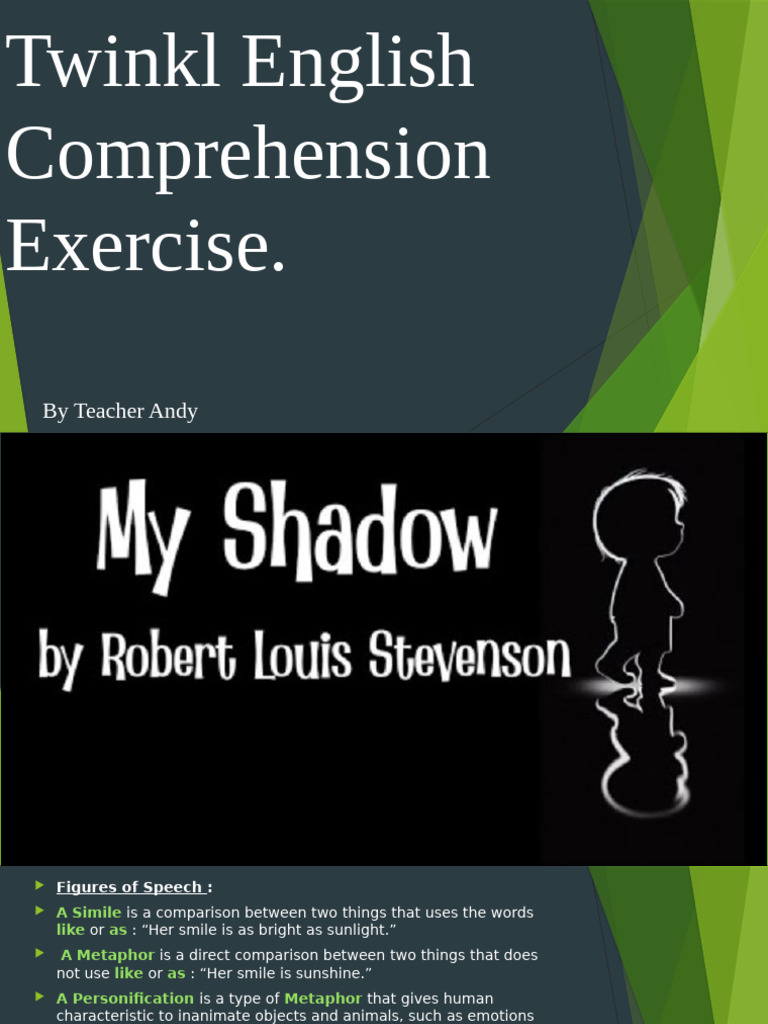 24 My Shadow by Robert Louis Stevenson | PDF