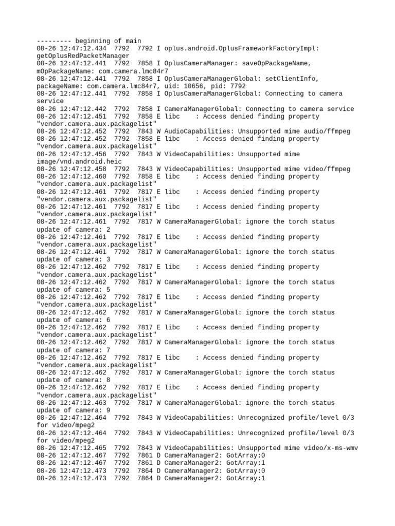 Log Cat 1756190832394 | PDF | Software | Computer Engineering