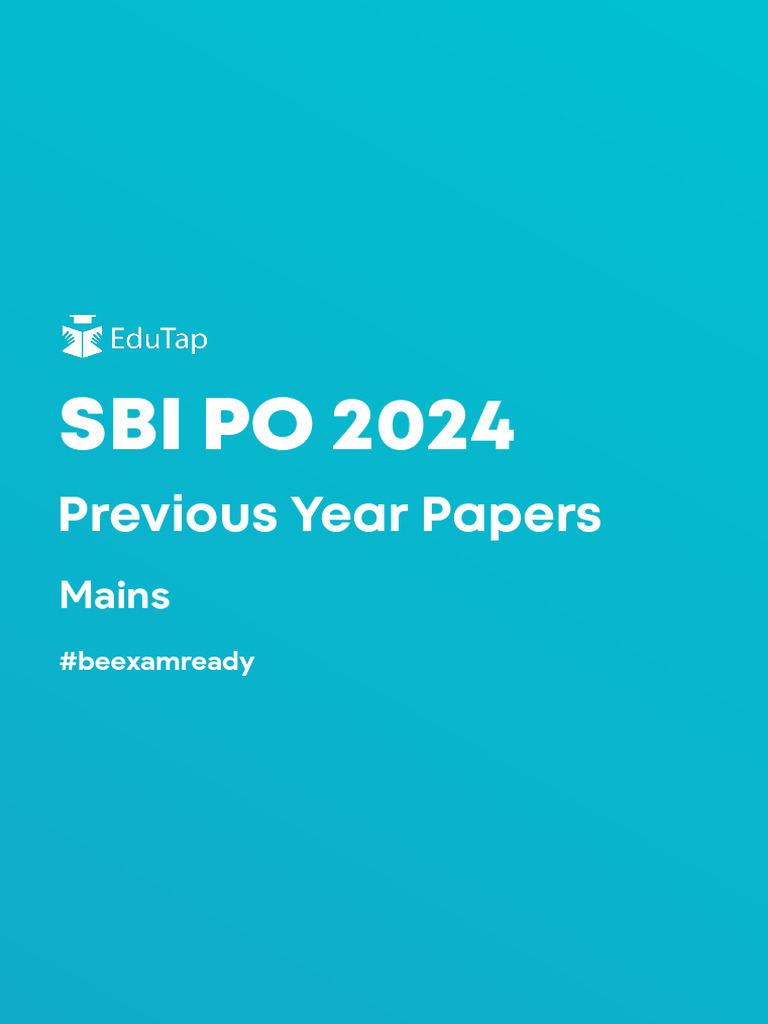 SBI PO Mains 2024 Memory Based Paper | PDF | Telecommunications | Meat
