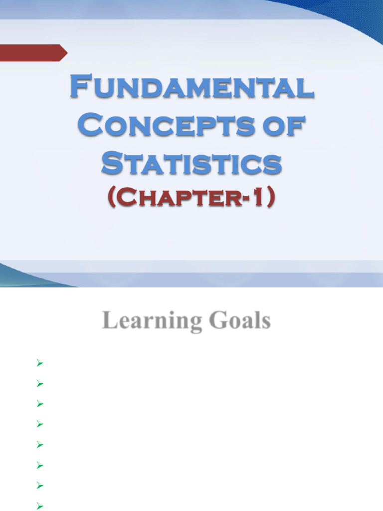 Fundamental-of-Statistics | PDF | Statistics | Economics