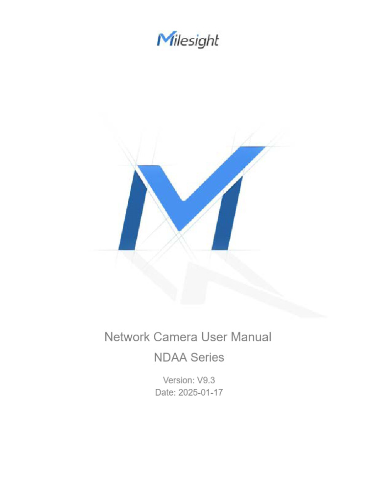 Milesight Network Camera User Manual NDAA Series Compressed | PDF | Ip Address | Computer Network