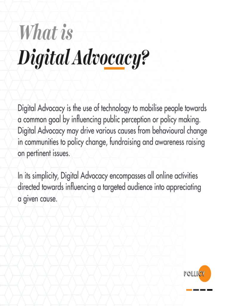 Understanding Digital Advocacy Strategies | PDF | Analytics | Information