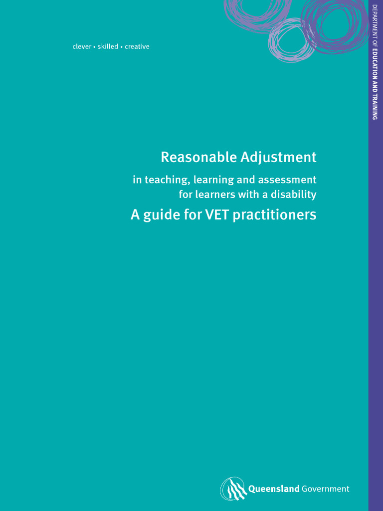 Reasonable Adjustment For Web | PDF | Vocational Education | Learning