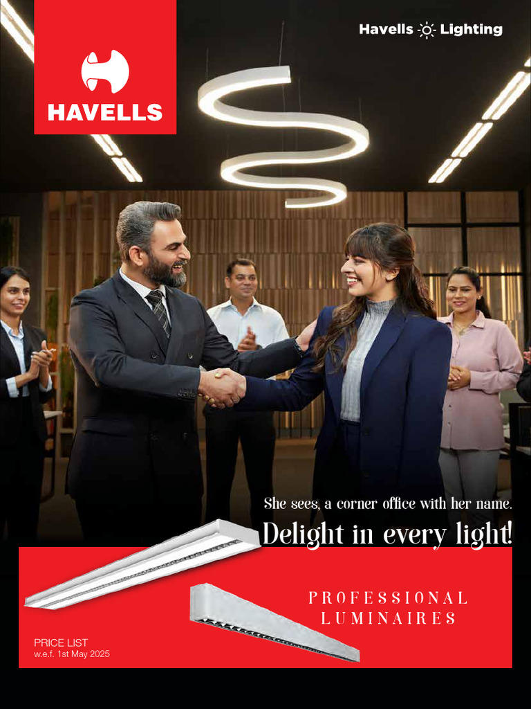 Havells ProfessionalLuminaires | PDF | Lighting | Light