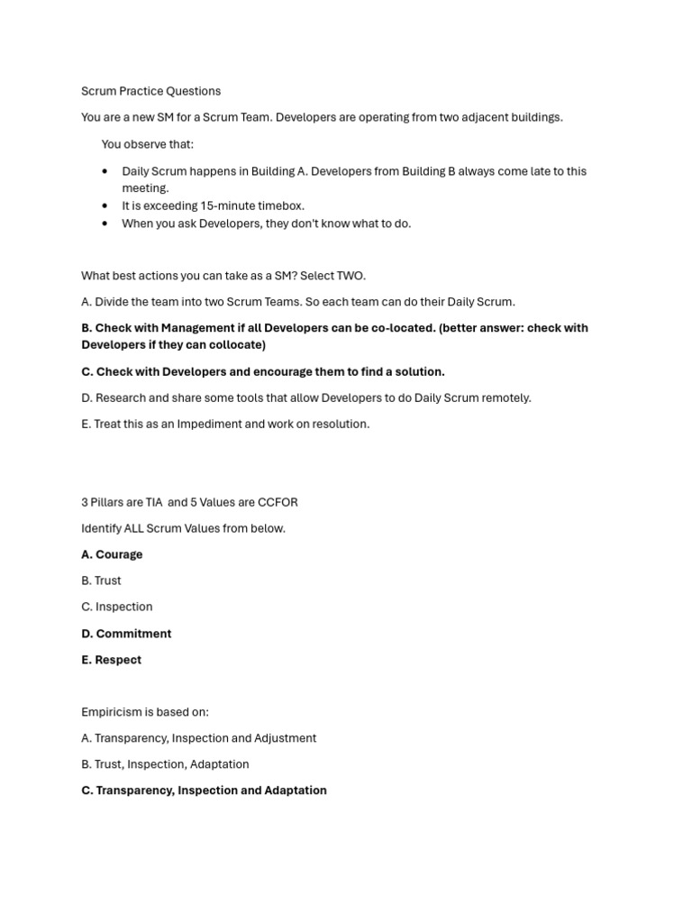 Improving Daily Scrum Practices | PDF | Scrum (Software Development ...
