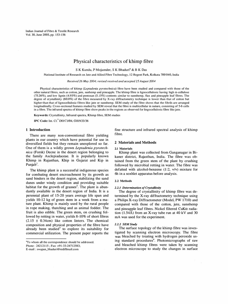 Physical Characteristics | PDF | Microscope | Lignin