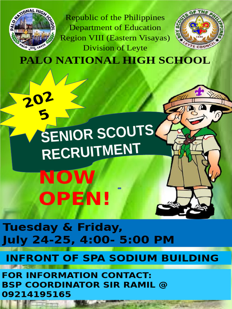 BSP Senior Scouts Recruitment Drive | PDF