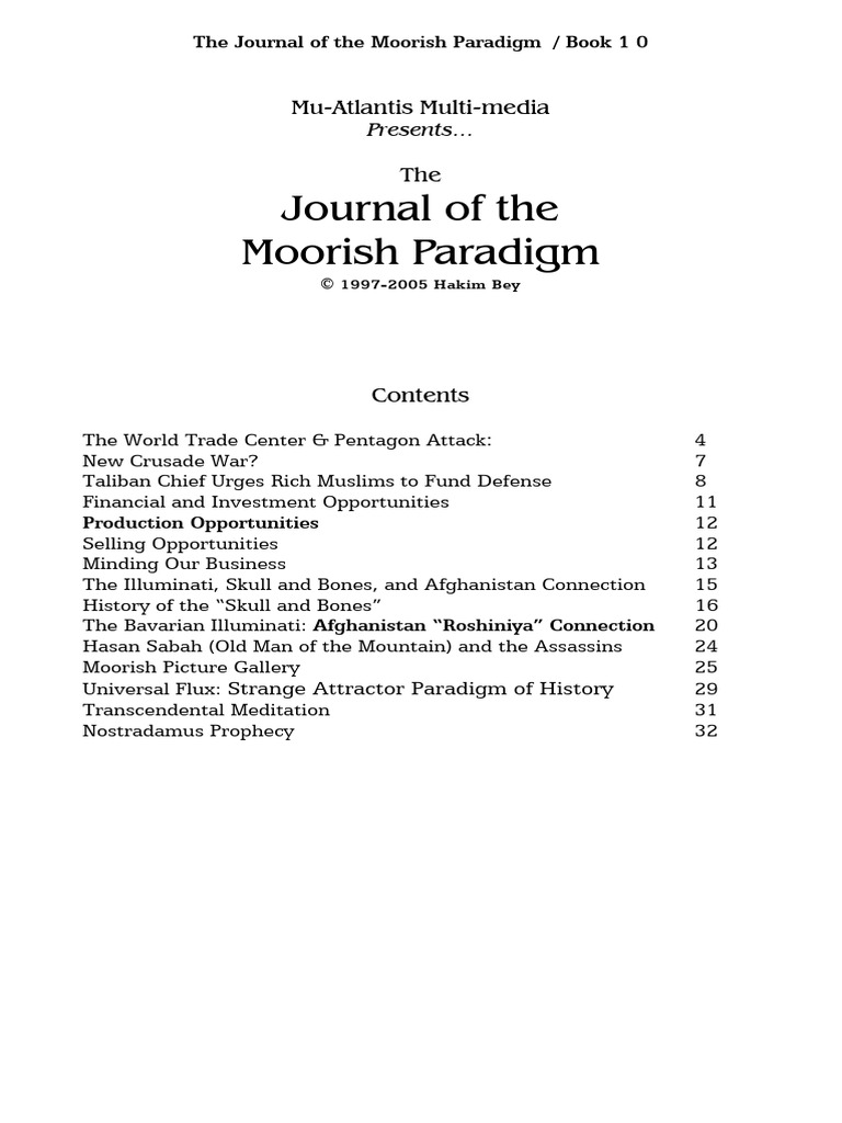 Moorish Paradigm - Book 10 | PDF