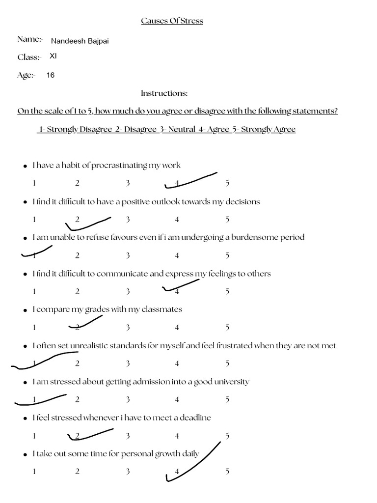 Understanding Stress Causes and Effects | PDF | Psychology ...