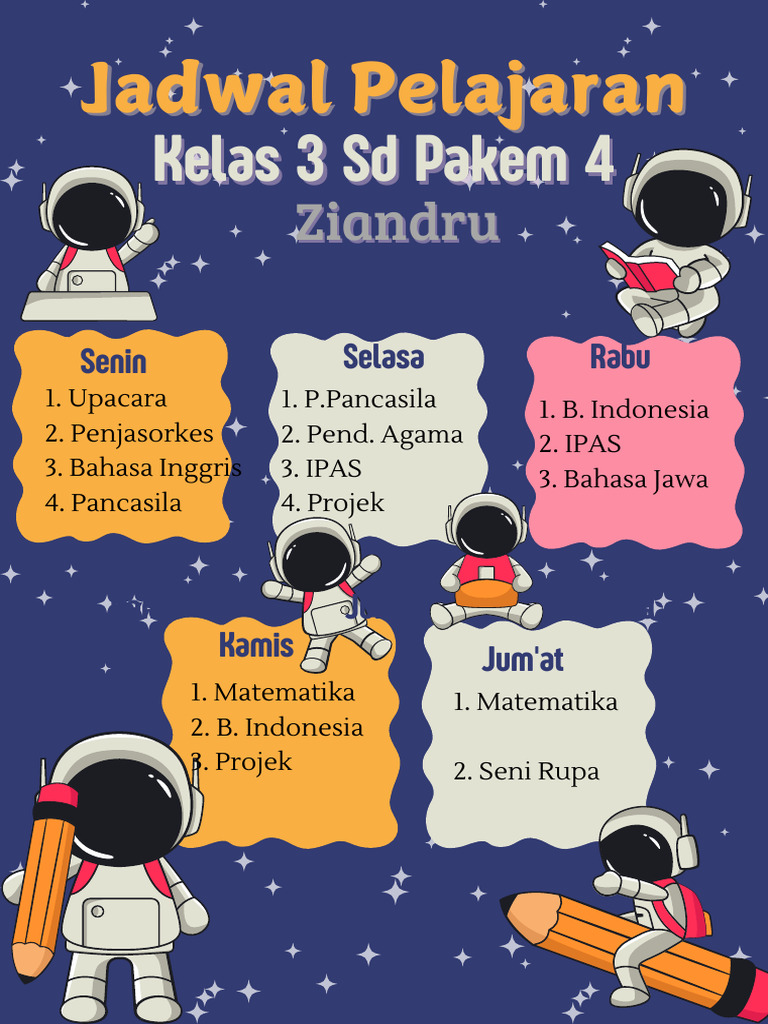 Biru Oranye Ilustrasi Ruang Angkasa Lucu Jadwal Pelajaran Dokumen A4 - 20250805 - 121556 - 0000 ...