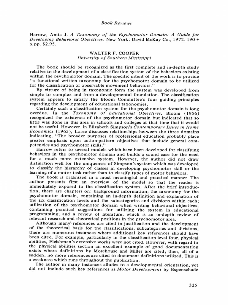 Cooper 1973 | PDF | Taxonomy (Biology) | Perception