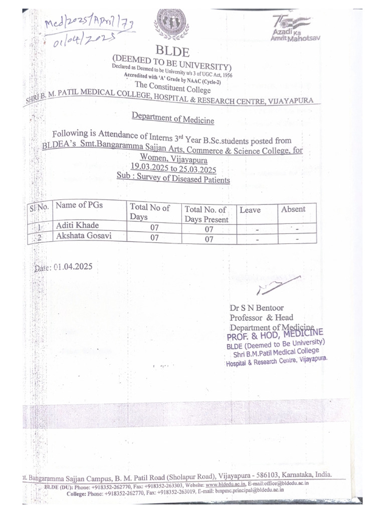 Zoology Internship Reports 2024-25-3-6 | PDF