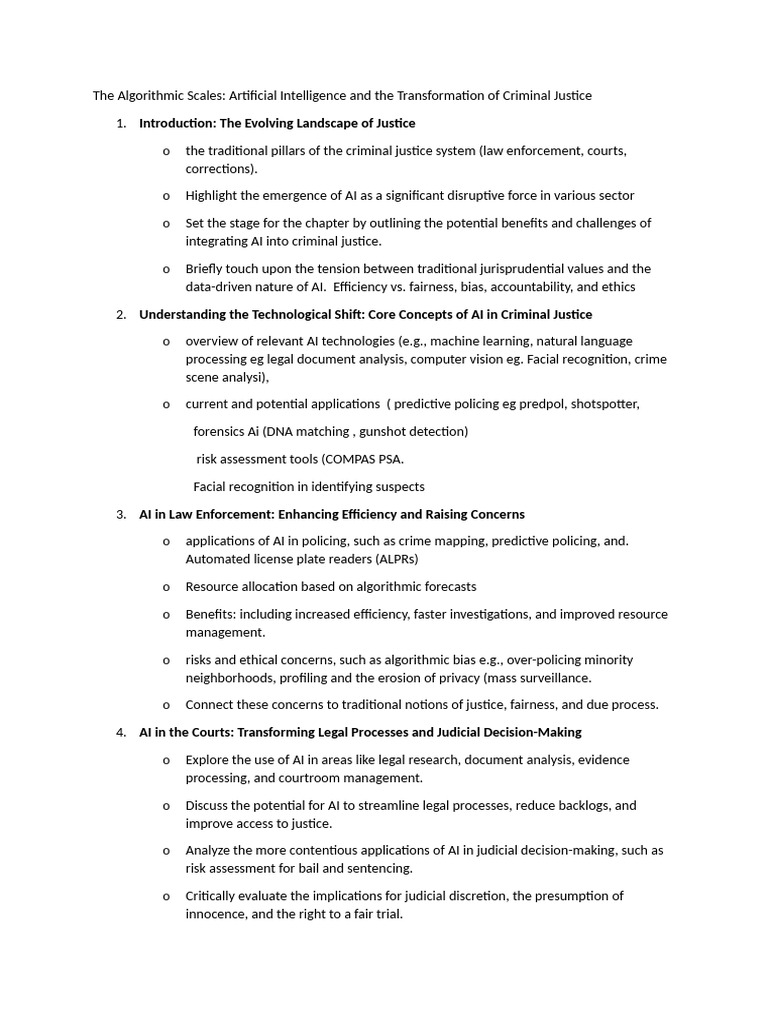 AI's Impact on Criminal Justice Reform | PDF | Intelligence (AI ...