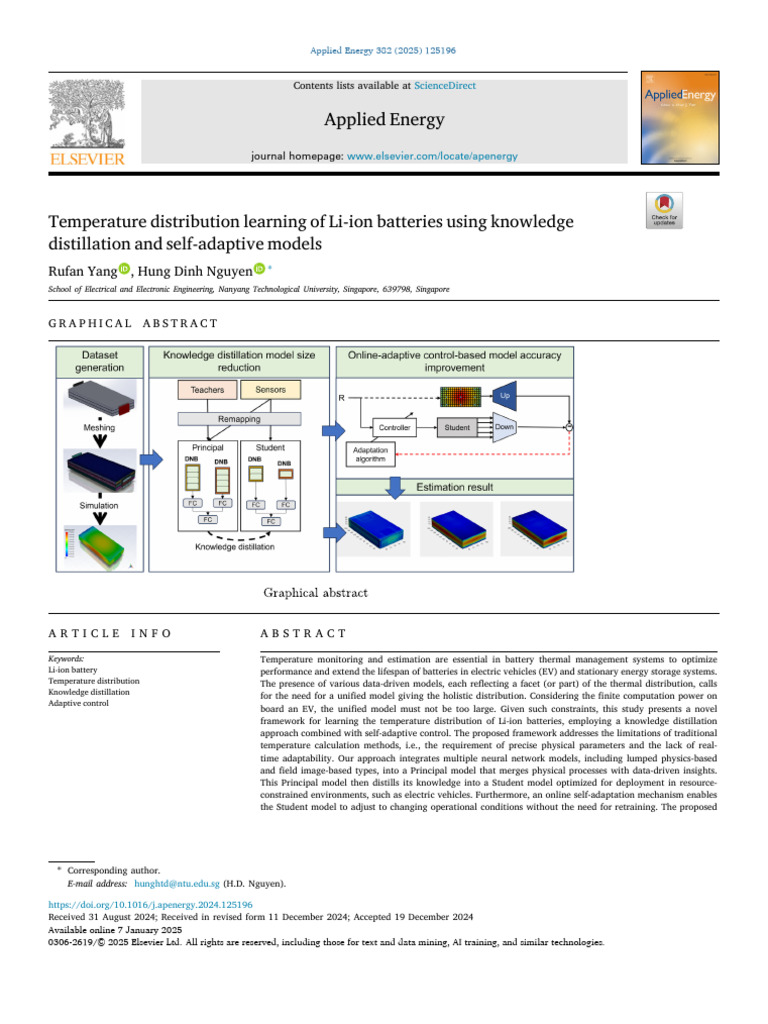Temperature Distribution Learning of Li-Ion Batteries Using Knowledge ...