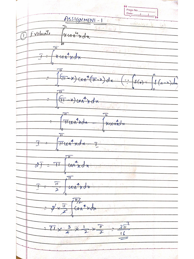 Assignment 1 Maths | PDF