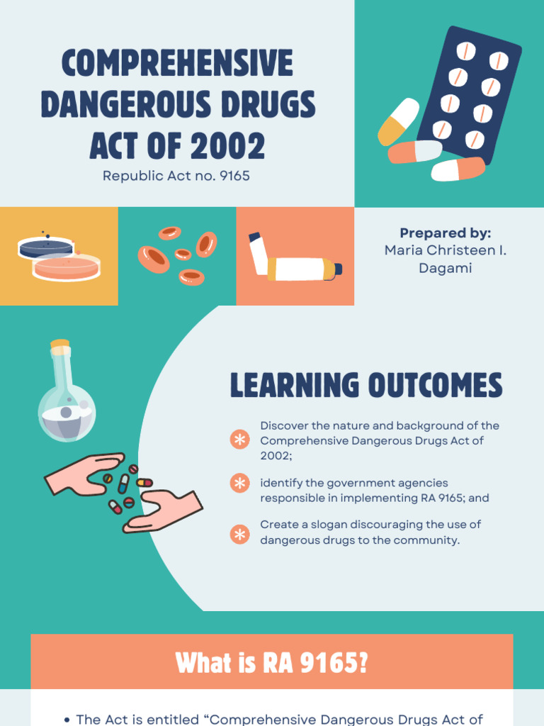 Comprehensive Dangerous Drugs Act | PDF | Stimulant | Drugs