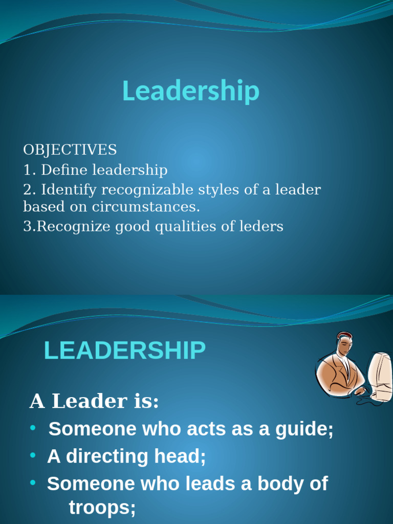 Lesson 8 Leadership and Decision Making | PDF | Leadership | Consensus ...