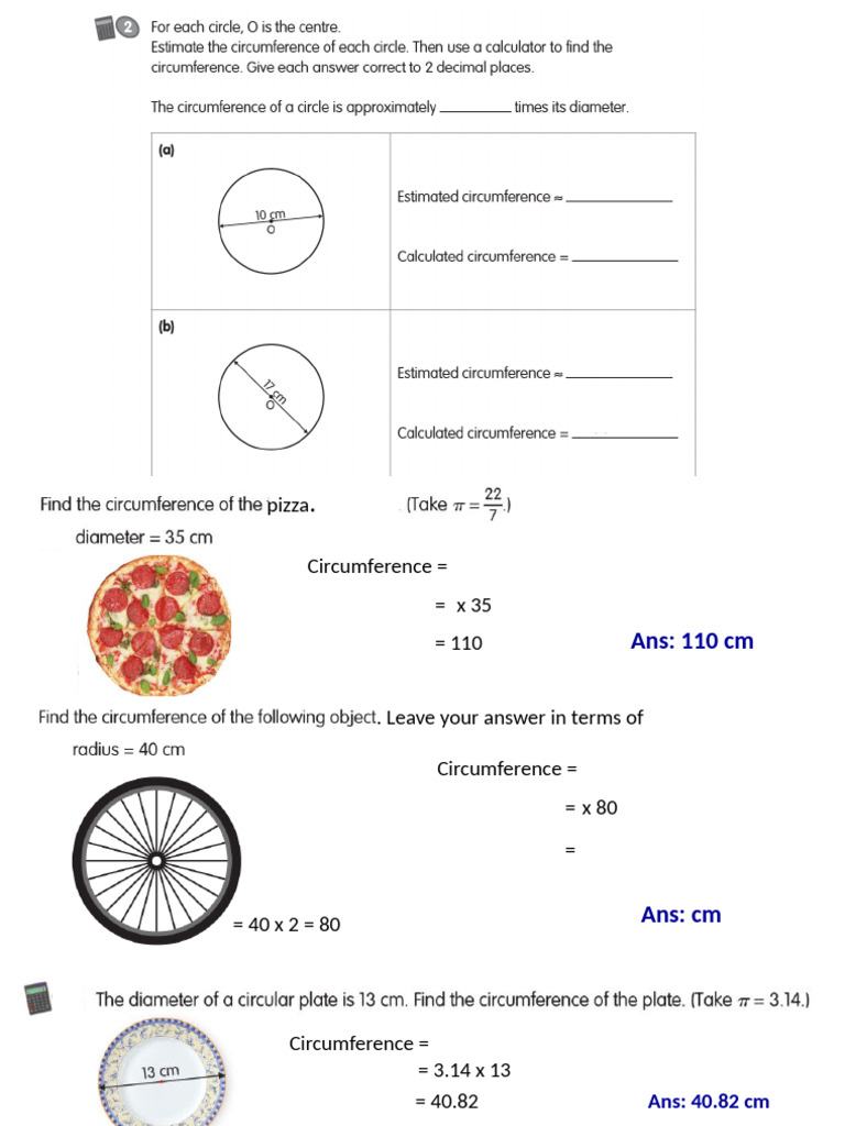 Circumference Qns | PDF