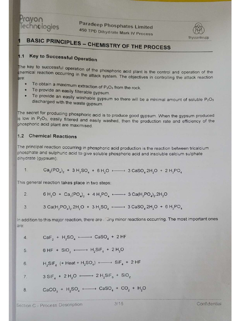 PAP-II (Process Description) | PDF