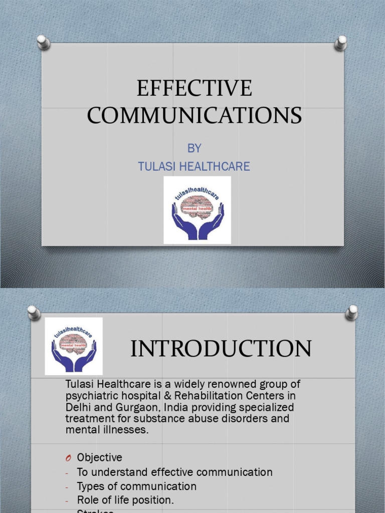Effective Communications | PDF
