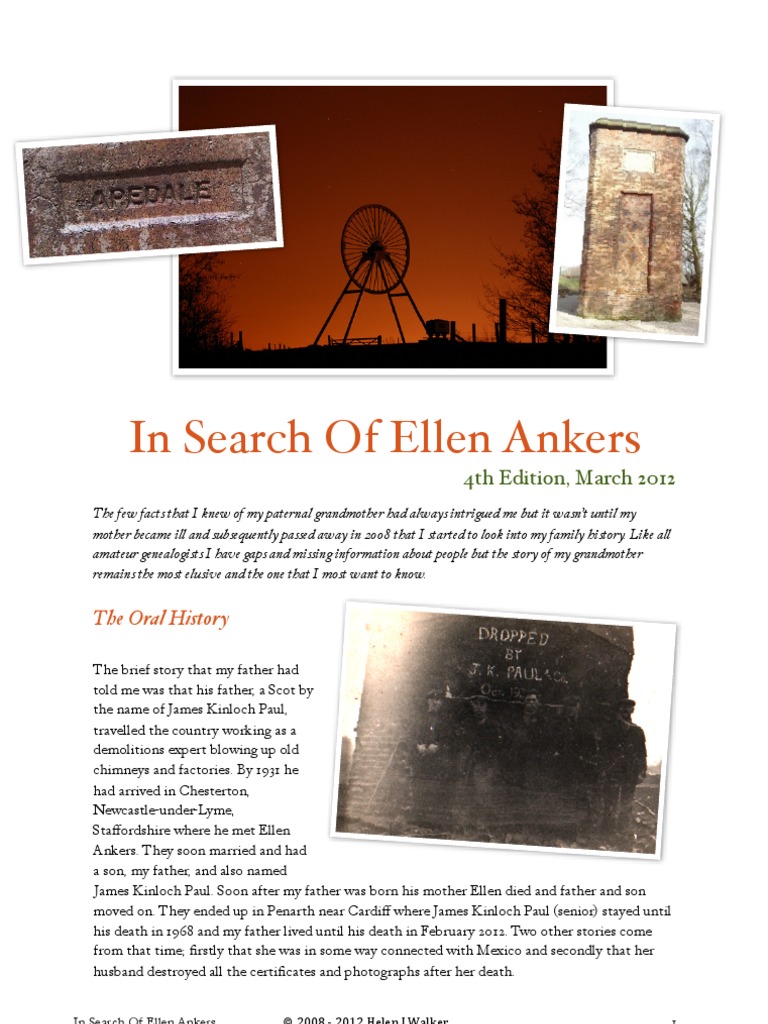 In Search of Ellen Ankers v4 | PDF | History | Classics