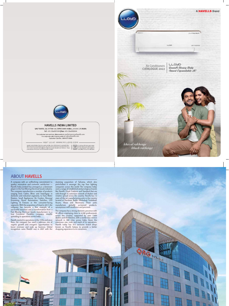 Havells Air Conditioners Catalogue 2022 | PDF | Art