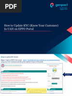 KFintech PAN Based Email Mobile Updation Form | PDF