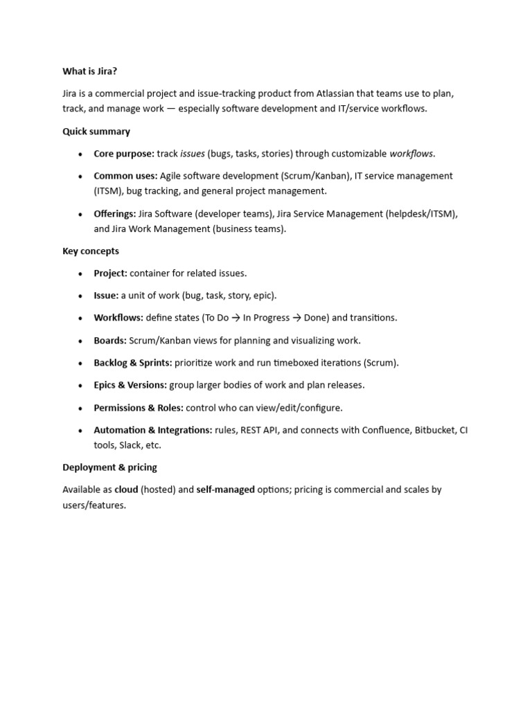 Understanding Jira Work Management | PDF