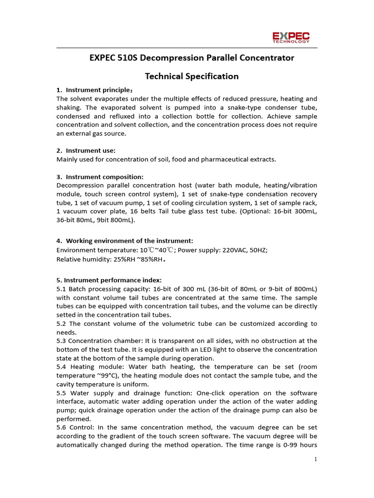 EXPEC 510S Decompression Parallel Concentrator (16-Bit, 36-Bit and 9-Bit）-20230216 | PDF | Pump ...