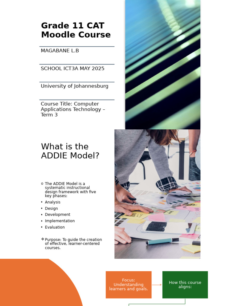 Moodle Course Presentation | PDF | Learning | Cognition