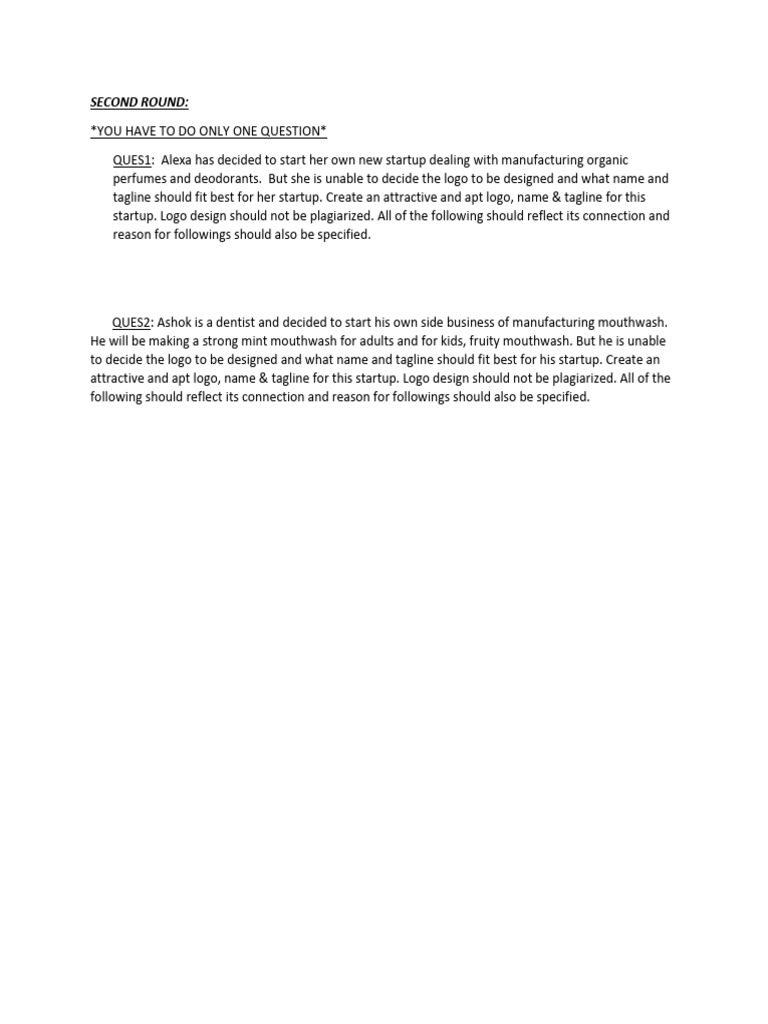 Logo Instinct - Second Round | PDF