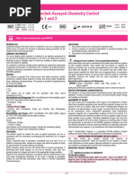 Lyphochek Assayed Chemistry Control Levels 1 and 2 | PDF | Magnesium ...