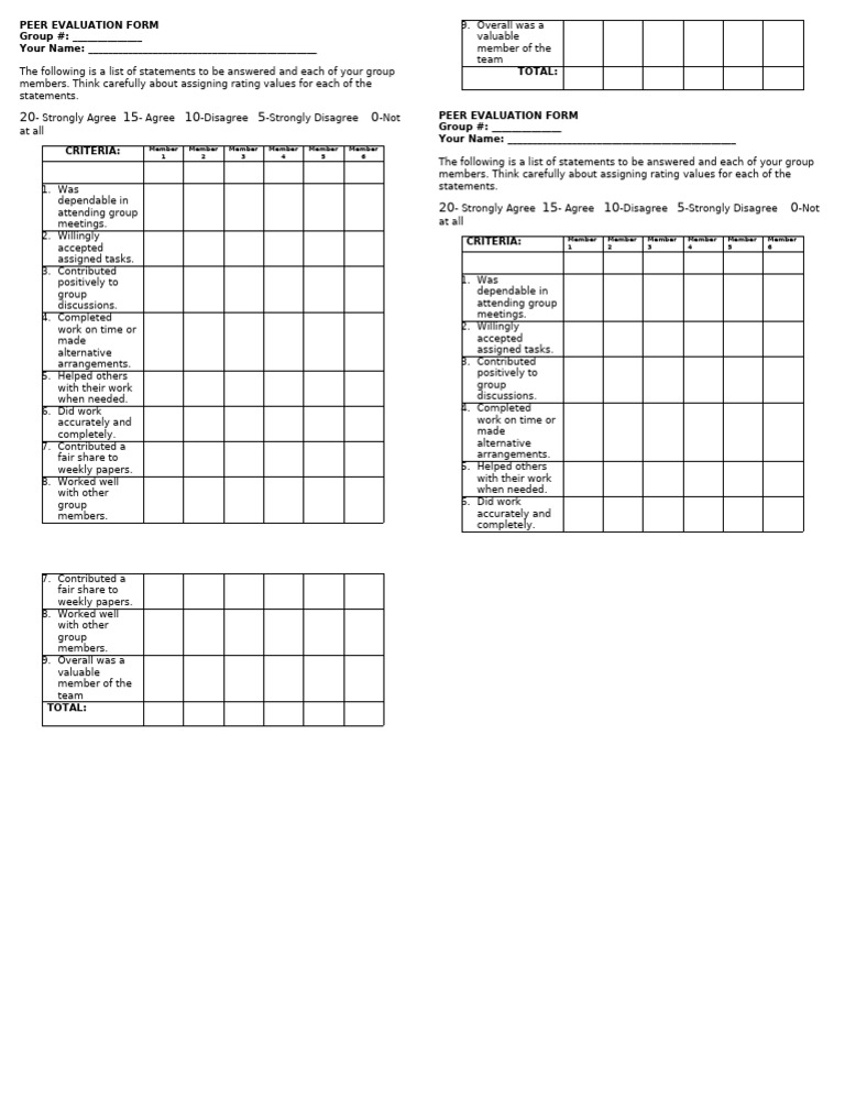 Peer Evaluation Form Practical Research Group | PDF | Chess | Chess Theory