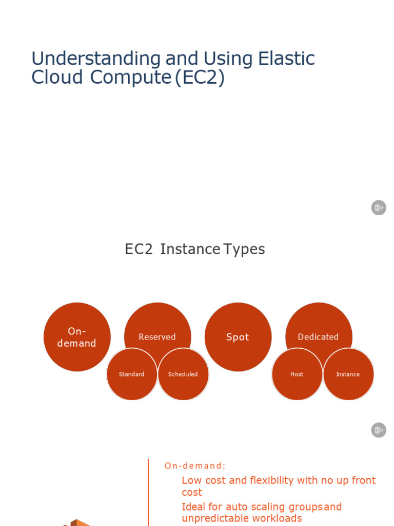 4) Understanding and Using Elastic Cloud Compute (EC2) | PDF | Computer ...