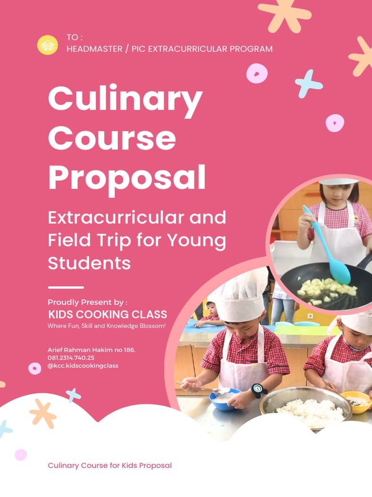 Proposal KCC Culinary Extracurricular - 20241129 - 131619 - 0000 | PDF ...