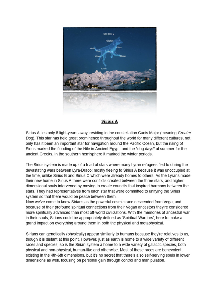 Sirius Mystery School Insights | PDF | Spirituality
