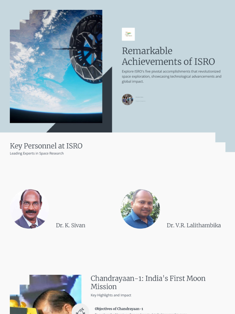 Five Key Achievements of ISRO | PDF
