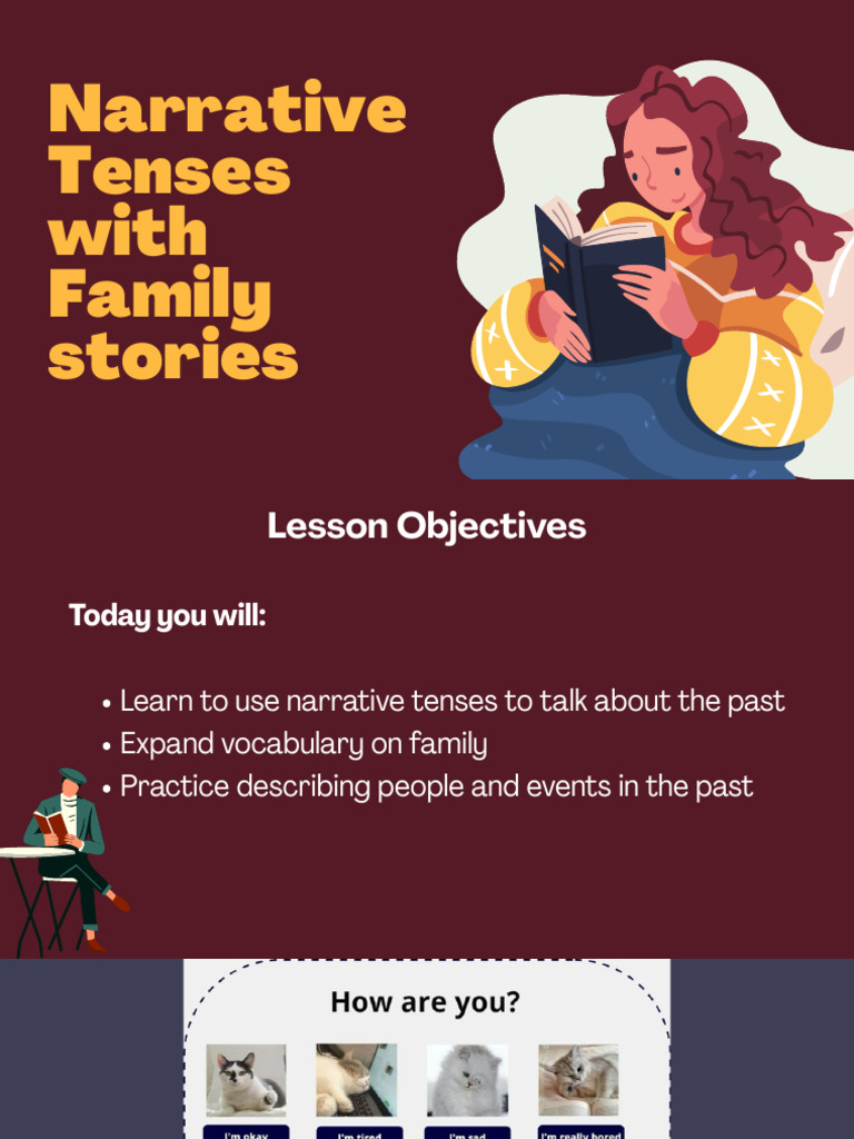 Narrative Tenses Lesson 1 B2 | PDF | Family | Parent