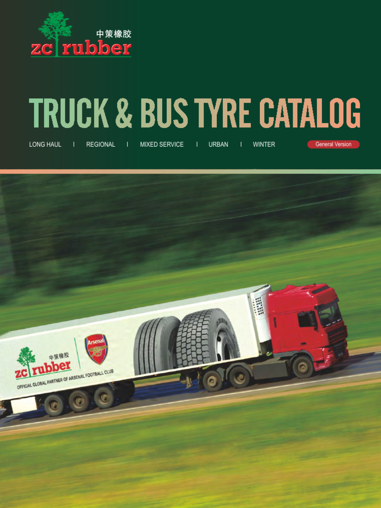 ZC-Rubber Truck & Bus Tyre Catalog | PDF | Tire | Fuel Economy In ...