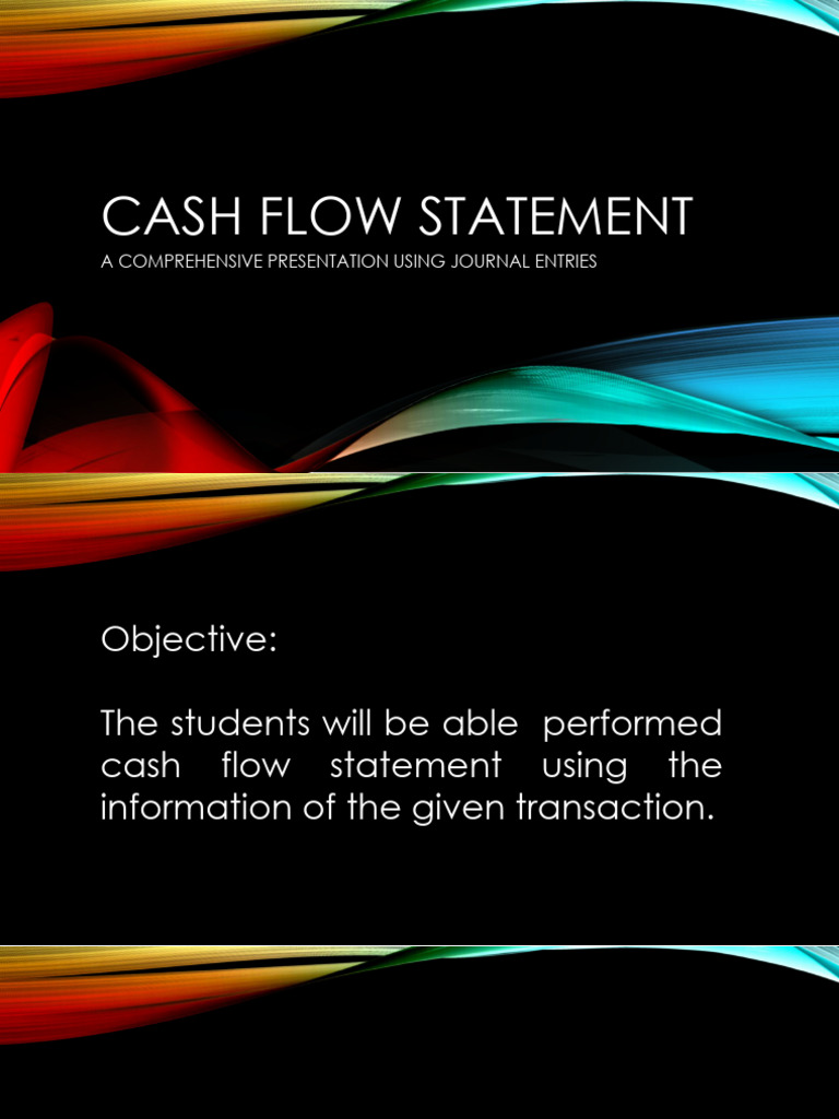 CASH FLOW STATEMENT Comprehensive Activity | PDF